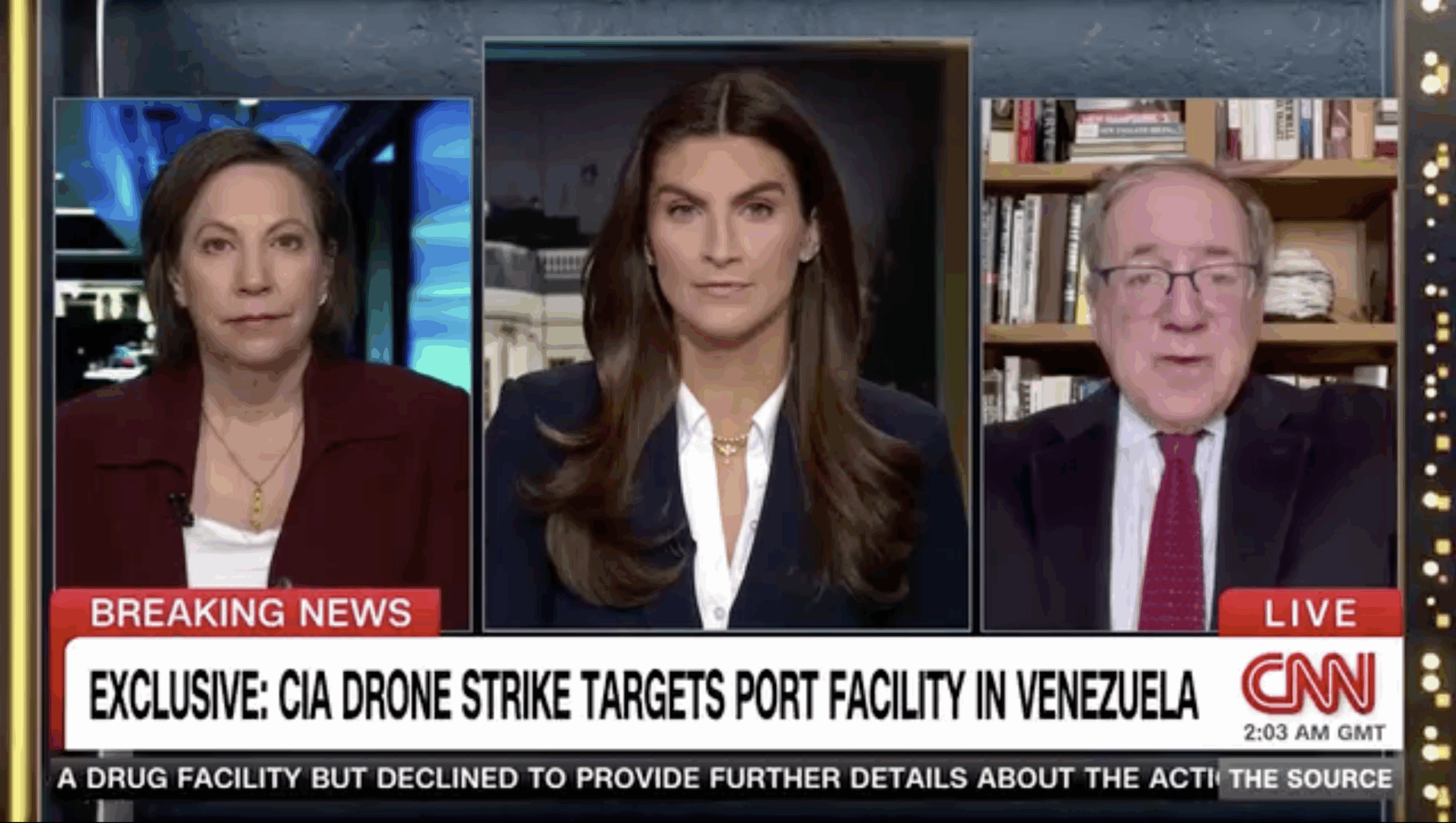 US Drone Strike Targets Port Facility in Venezuela - Beth Sanner